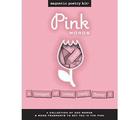 Magnetic Poetry - Pink Words - - Fat Brain Toys