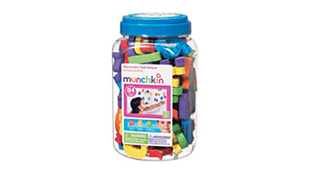 Munchkin Sea & Learn Bath Shapes - - Fat Brain Toys
