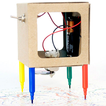 Scribbler Drawing Robot Kit - - Fat Brain Toys