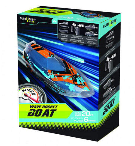 Curiosity Kits Wave Rocket Boat - - Fat Brain Toys
