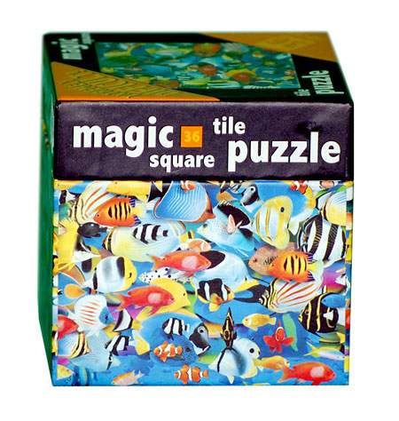 Magic Square Tile Puzzle - 36 Piece - - Fat Brain Toys