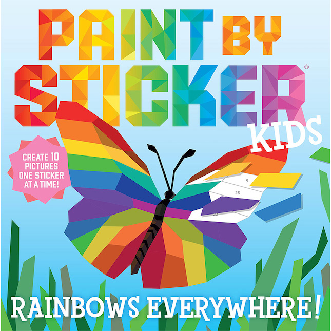 Paint By Sticker Kids - Rainbows Everywhere - Best for 5 year olds