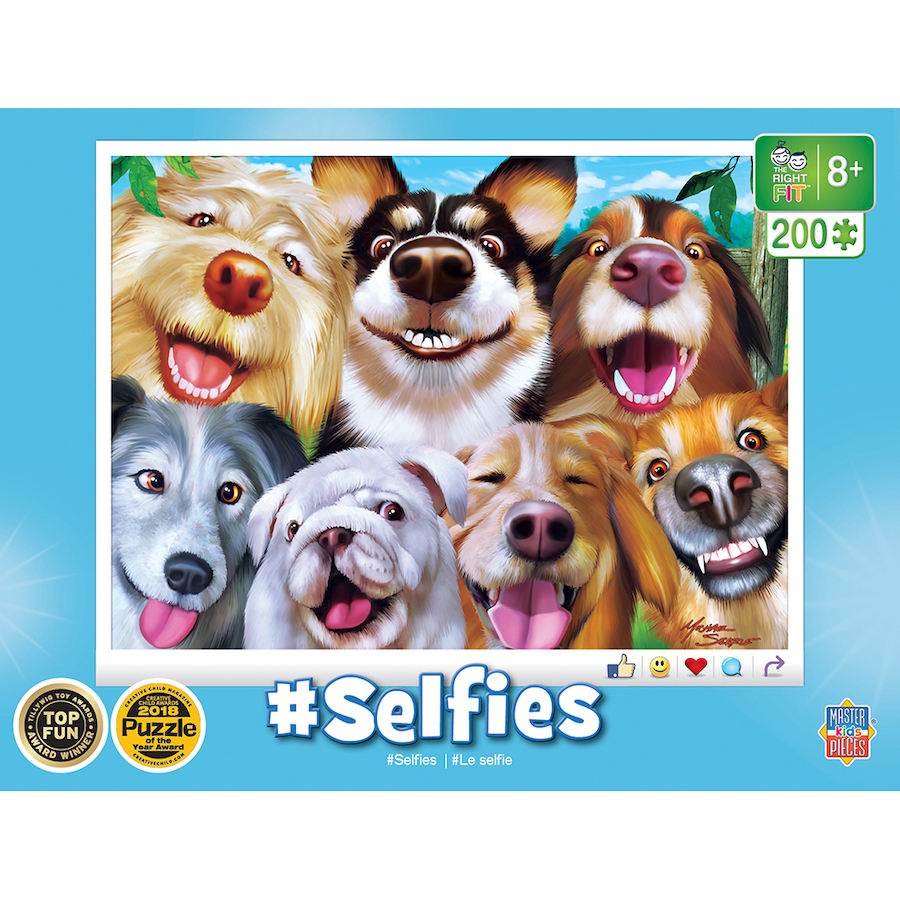 Goofy Grins Selfies - 200 pc - - Fat Brain Toys