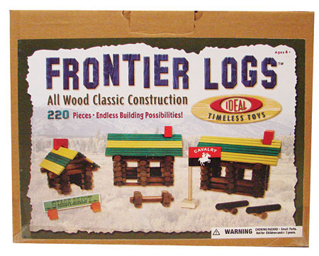 Frontier Logs - 220 Pieces - - Fat Brain Toys