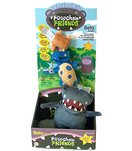 Food Chain Friends - Zezzel, Skoodle & Fergel - - Fat Brain Toys