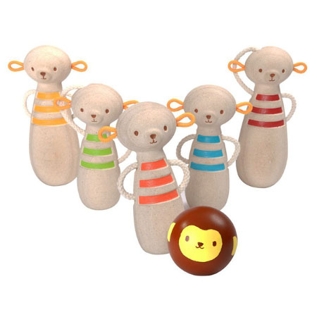 Monkey Bowling - - Fat Brain Toys