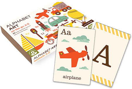Alphabet Flash Cards - On the Go A to Z - - Fat Brain Toys