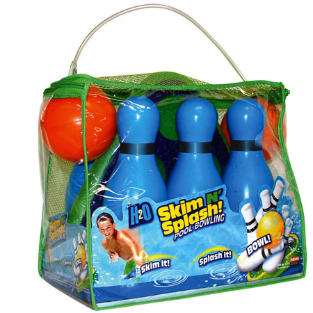Skim & Splash Pool Bowling - - Fat Brain Toys