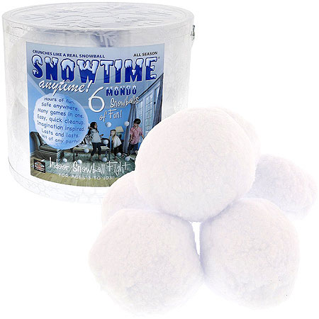 Snowtime Mondo Snowballs - 6 pack - - Fat Brain Toys