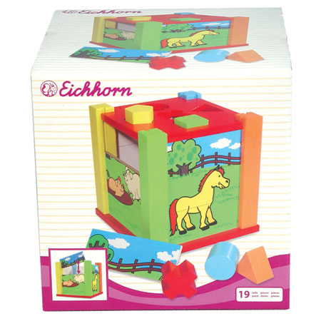 Posting Blocks - Farm - - Fat Brain Toys
