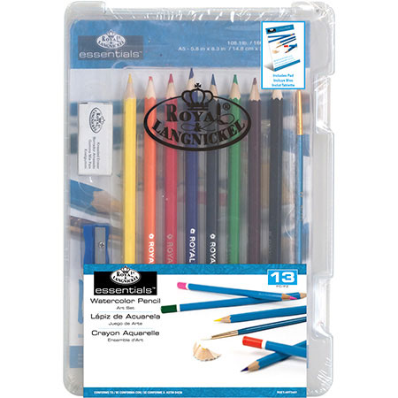 Watercolor Pencil - 13 piece Art Set - - Fat Brain Toys