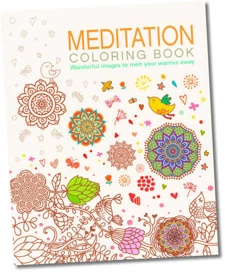 Meditation Coloring Book - - Fat Brain Toys