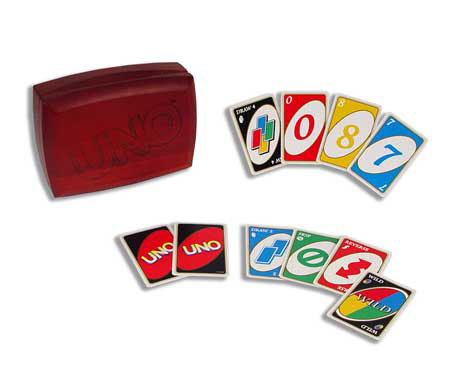Classic UNO in Collectible Wood Box - - Fat Brain Toys