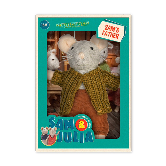 The Mouse Mansion Plush Sam's Father - Best for Ages 2 to 6