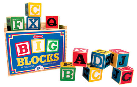 Large ABC Blocks - - Fat Brain Toys