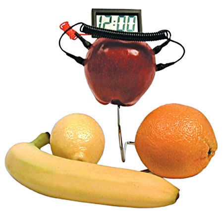 Fruit Powered Clock - - Fat Brain Toys