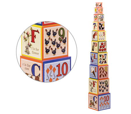ABC Nesting Cubes - - Fat Brain Toys