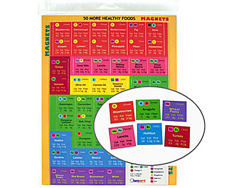 Magnets - 50 More Healthy Foods - - Fat Brain Toys