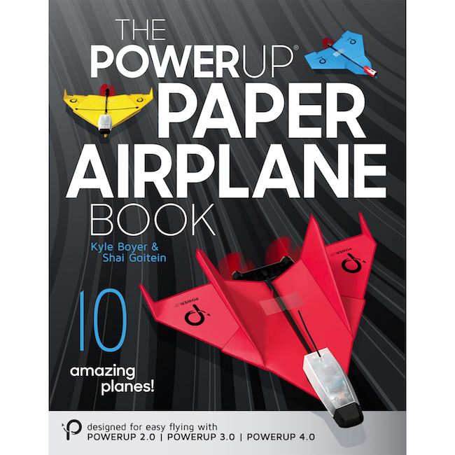 PowerUp Paper Airplane Book - - Fat Brain Toys