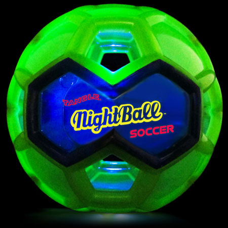 Tangle Sportz Matrix NightBall Soccer - - Fat Brain Toys