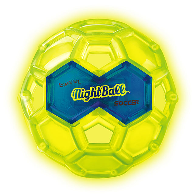 Tangle NightBall Matrix Soccer Ball - Large - - Fat Brain Toys