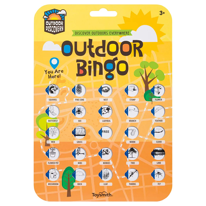 Outdoor Discovery Outdoor Bingo - 4 pack - Best Games for Ages 4 to 12