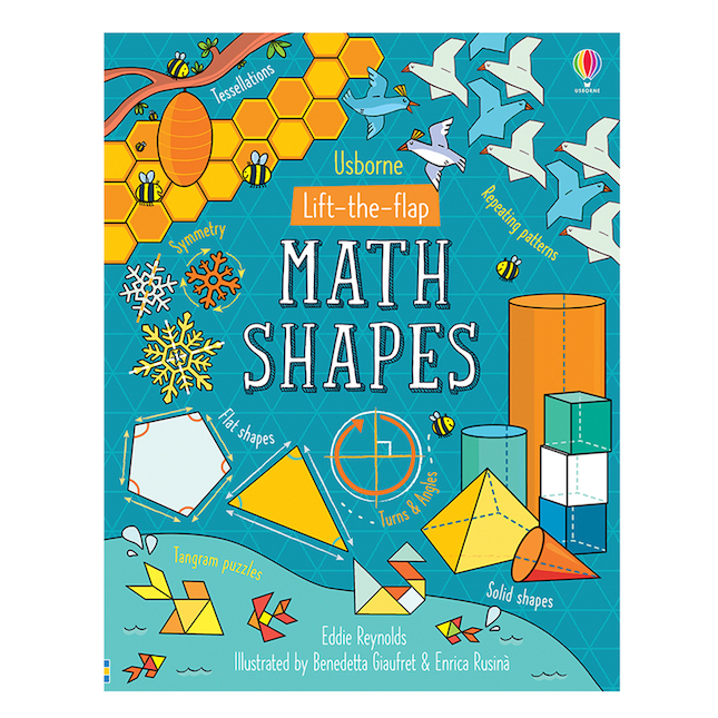 Lift-The-Flap Math Shapes - - Fat Brain Toys