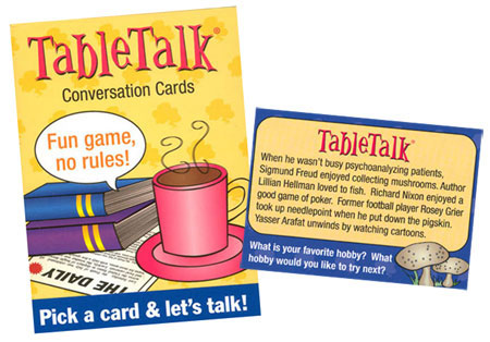 Table Talk Conversation Cards - - Fat Brain Toys
