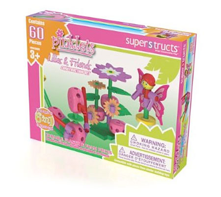 Superstructs Pinklets - Lilies & Friends - - Fat Brain Toys