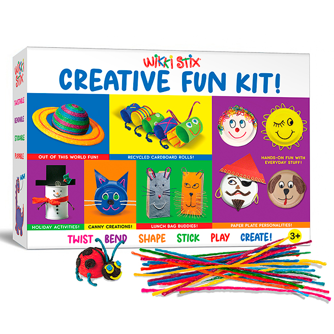 Wikki Stix Creative Fun Kit - - Fat Brain Toys