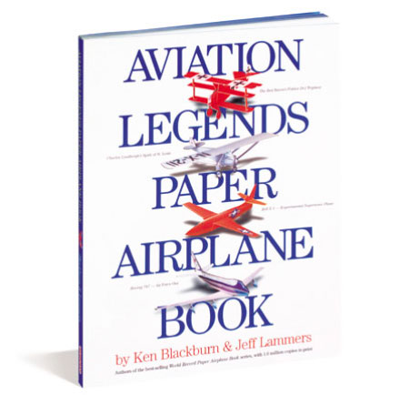 Aviation Legends Paper Airplane Book - - Fat Brain Toys