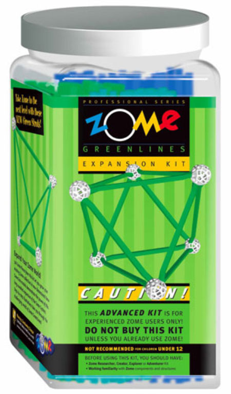 Zome Tool - Green Line Starter Kit - - Fat Brain Toys
