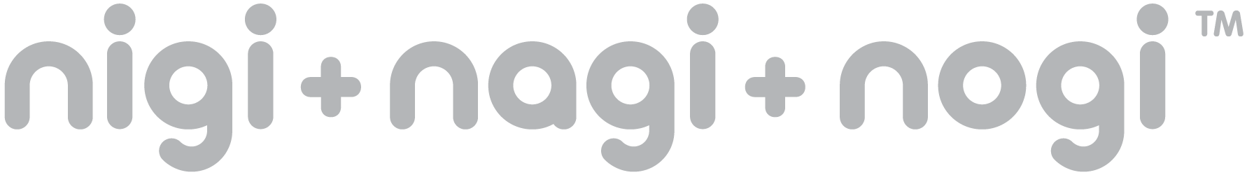 Nigi Nagi and Nogi by MOLUK Logo