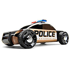Automoblox S9 Police Car - - Fat Brain Toys
