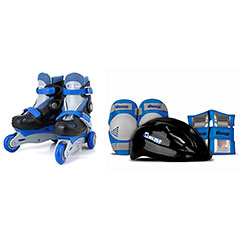 Chicago Skates 2 in 1 Training Skate Combo - Blue/Black