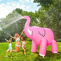 Giant Elephant Yard Sprinkler - - Fat Brain Toys