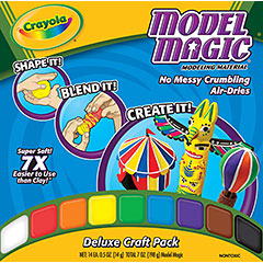 14 ct. .5 oz. Deluxe Variety Pack Model Magic - - Fat Brain Toys