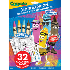 Crayola Coloring & Sticker Activity Set 2 - Best for Ages 3 to 9