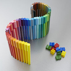 Connector Pen Bucket - 50 ct - - Fat Brain Toys