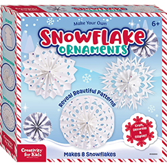 Make Your Own Snowflake Ornaments - Best for Ages 6 to 12