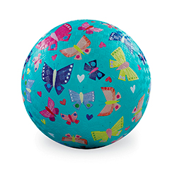 7 inch Playground Ball - Butterfly Rainbow - Best for Ages 3 to 11
