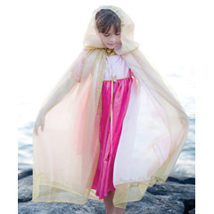 Royal Princess Cape - Gold/Pink - - Fat Brain Toys