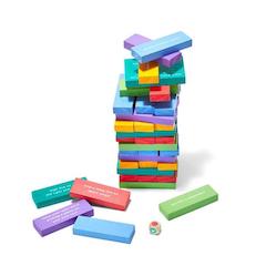 All Fun and Game Tumbling Blocks Activity Game - - Fat Brain Toys