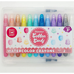 Watercolor Crayon Art Cotton Candy - - Fat Brain Toys