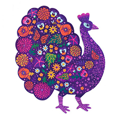 Puzz'Art Peacock - 500 pc - Best Puzzles for Ages 8 to 12