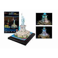 3D Statue of Liberty Puzzle with LED - - Fat Brain Toys