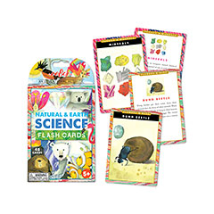 Natural & Earth Science Flash Cards - - Fat Brain Toys
