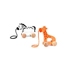 Push Pull Animal - - Fat Brain Toys