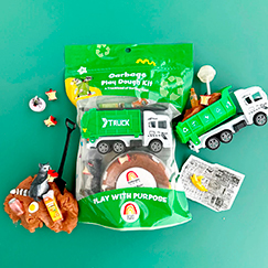 Garbage KidDough Play Kit - - Fat Brain Toys