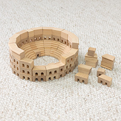 Roman Colosseum Blocks - 110 pcs - - Fat Brain Toys